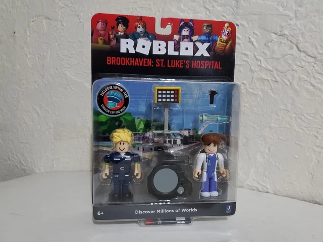 Roblox Brookhaven St Lukes Hospital Action Figure 2 Pack Collectible