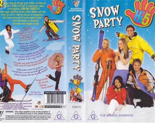 HI 5 Snow Party Vhs Video Pal~ A Rare Find In Excellent Condition $19. ...