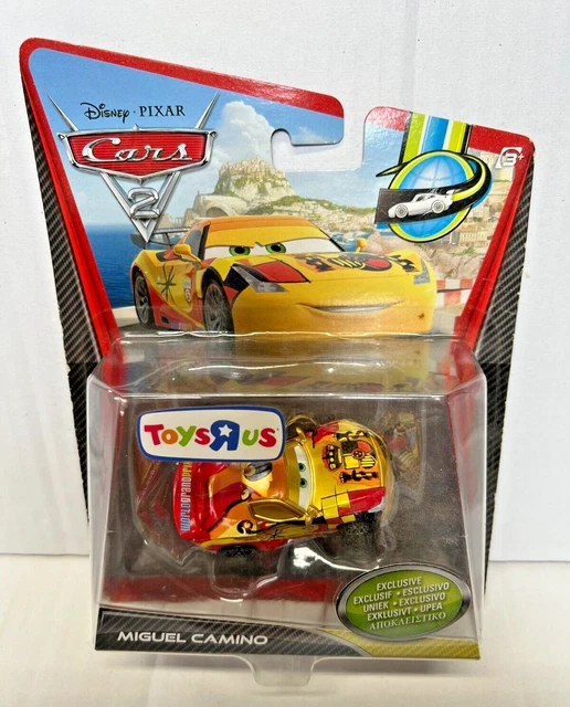 DISNEY PIXAR CARS Gold Metallic Miguel Camino Race Car - Toys R Us ...