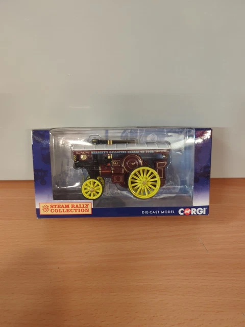 CORGI BURRELL SHOWMANS Engine Herbert's Galloping Horses 'Majestic' £11 ...