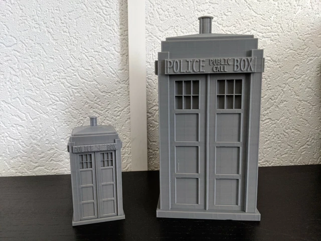 PAINTABLE DR WHO Tardis Model Kit Prop Replica Scifi TV Doctor Geek ...
