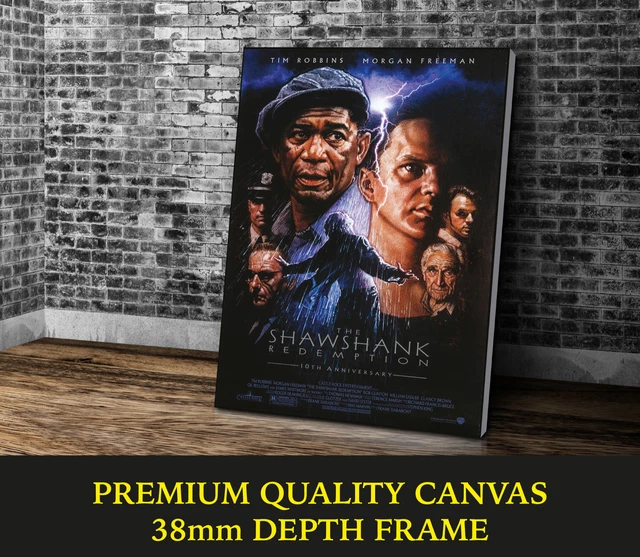 THE SHAWSHANK REDEMPTION Classic Movie Art Large CANVAS Print Gift A0 ...