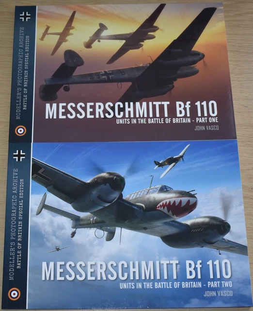 MESSERSCHMITT BF 110 WW2 Battle of Britain German Fighter NEW - 2 Book ...