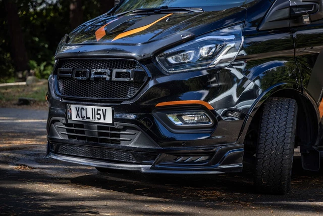 FORD TRANSIT CUSTOM Front Bumper Conversion V5 Tuning Kit £535.00 ...