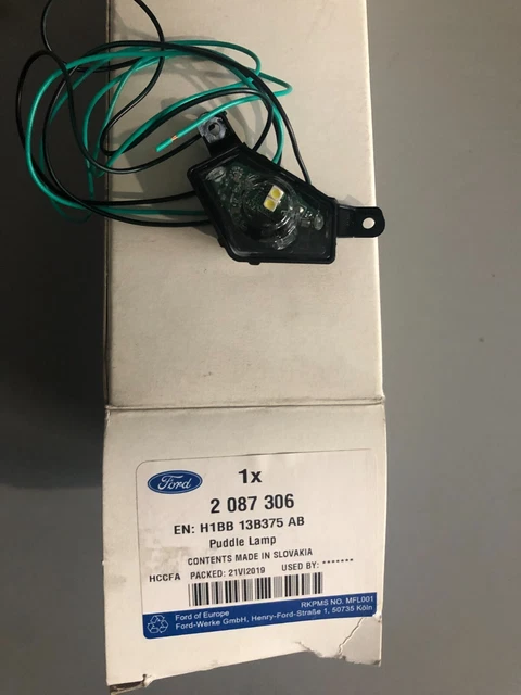 FORD FIESTA MK7 Front Door Mirror Lamp Left !!!Genuine!!! 2087306 H1Bb ...