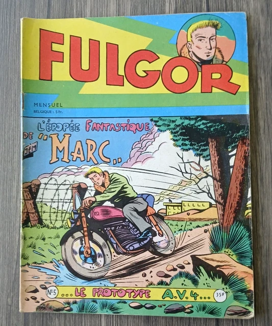 FULGOR N° 5 ARTIMA MARC de 1955 le PROTOTYPE A.V.4 BIEN EUR 7,75 ...