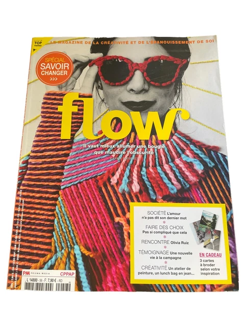 FLOW MAGAZINE CRÉATIVITÉ Épanouissement DIY Art EUR 127,95 - PicClick FR