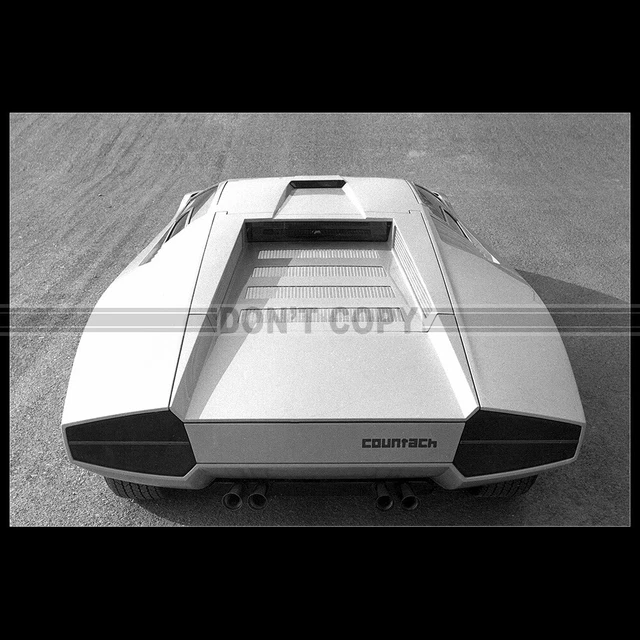 PHOTO A.015125 LAMBORGHINI COUNTACH LP 500 PROTOTYPE 1971 BERTONE EUR 5 ...