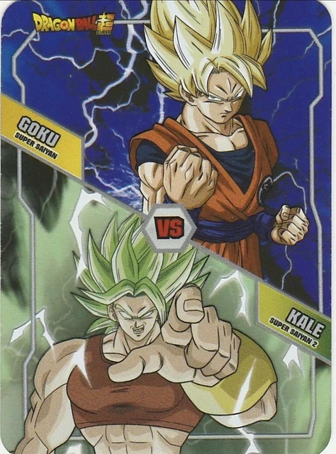 LAMINCARDS DRAGON BALL S Platinum FX GOKU SUPER SAIYAN VS KALE SS 2 N ...