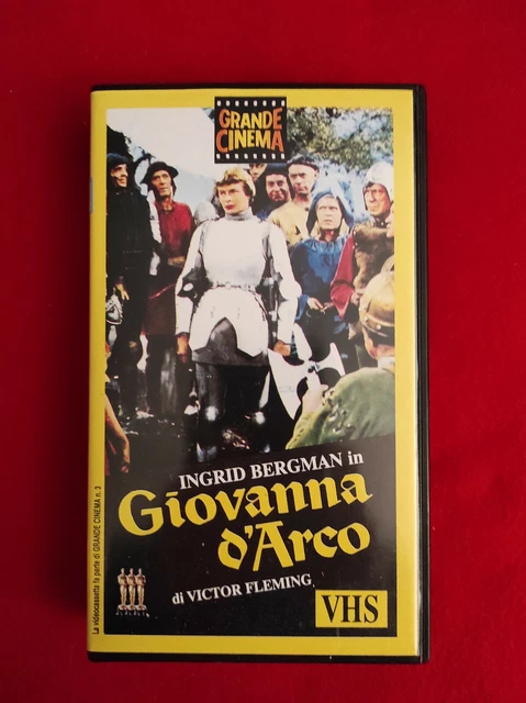 VHS GIOVANNA D'ARCO Ingrid Bergman Victor Fleming Grande Cinema EUR 16 ...