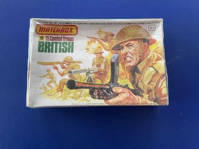 MATCHBOX TOY SOLDIERS British Infantry 1/32 Scale WW2 in sealed box. £ ...