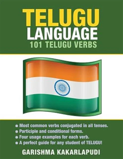 Telugu Language 101 Telugu Verbs By Kakarlapudi Garishma Like New Used Fr Eur 3555