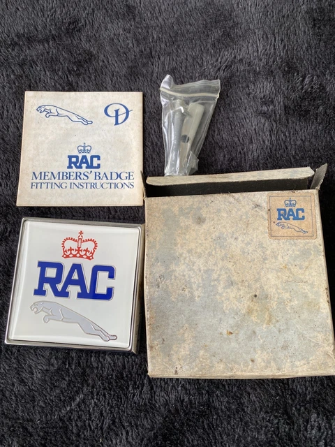 NOS VINTAGE 1980S JAGUAR DAIMLER RAC CAR BADGE XJ6 XJ12 ROYAL ...