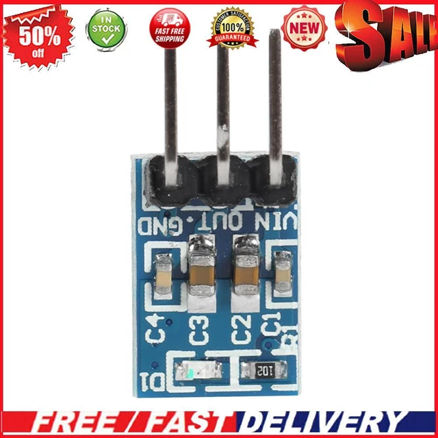 STEP-DOWN POWER SUPPLY Module LDO 800mA 3Pin Power Board (AMS1117-3.3 ...