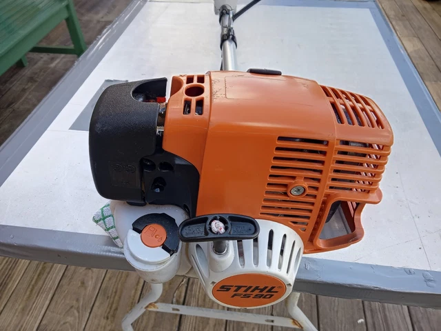 STIHL FS90 BRUSH Cutter with Strimmer and Hedge/Reed Cutter heads (2 ...