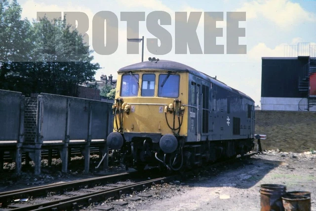 35MM SLIDE BR British Rail Electric Loco Class 73 73001 Gillingham 1984 ...