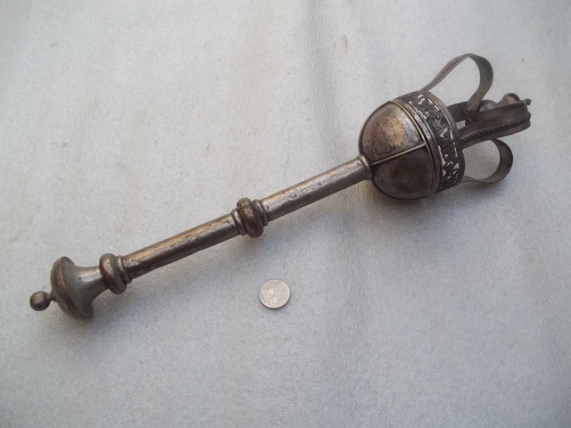 ANTIQUE SILVER PLATED Ceremonial Mace Of Office £190.00 - PicClick UK