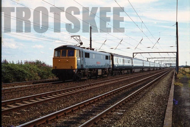 35MM SLIDE BR British Railway Electric Loco Class 86 86208 Bamfurlong ...