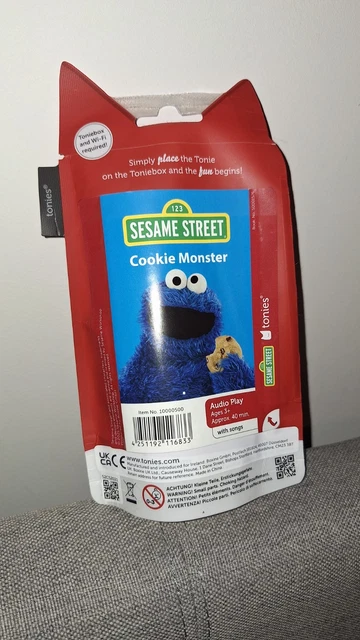 BN SEALED TONIES Tonie Sesame Street Cookie Monster Audio Character ...