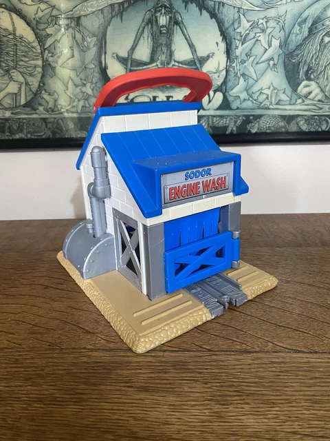 TAKE N PLAY Thomas Tank Engine Sodor Engine Wash Carry Handle Building ...