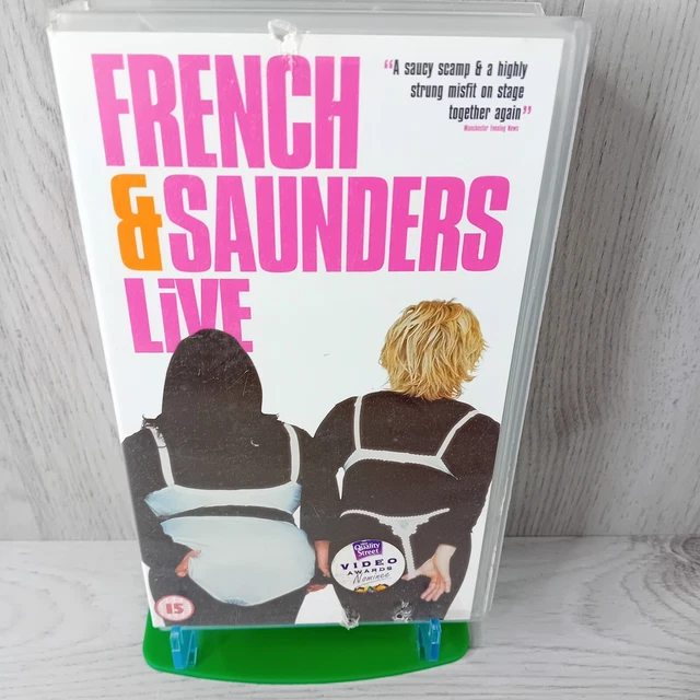 FRENCH & SAUNDERS Live Vhs Tape -Rare Retro Movie Series Vintage Comedy ...
