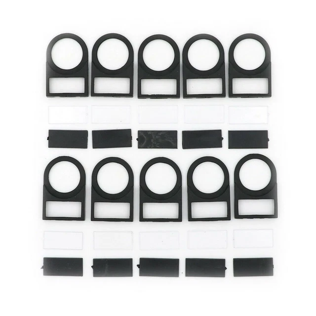 CONVENIENT PUSH BUTTON Mounting Frame for Panel Labels 10pcs 22mm Size ...