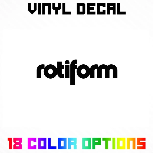 ROTIFORM WHEELS LOGO Sticker | Car Rims Vinyl Die Cut Decal *Multiple ...