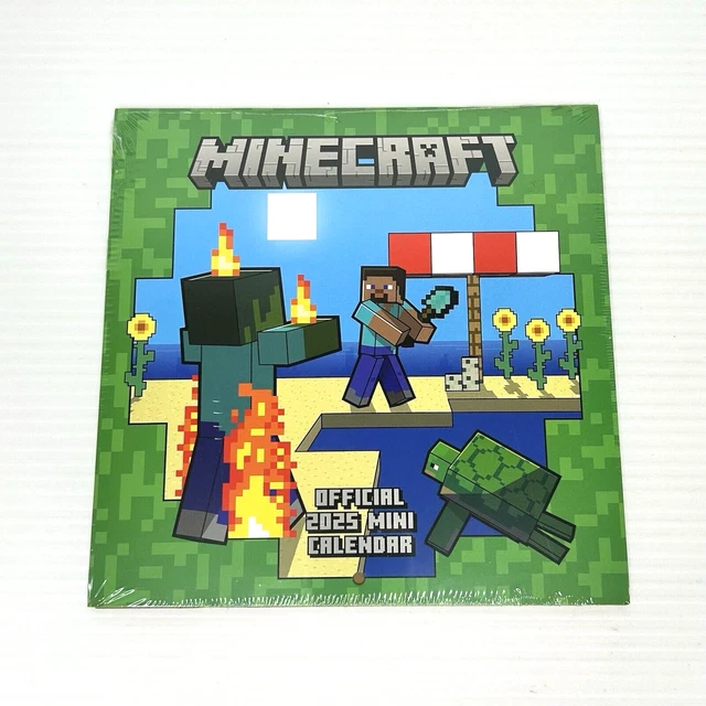 2025 CALENDAR MINECRAFT Mini Wall by Browntrout Sealed Tracked Post $14 ...