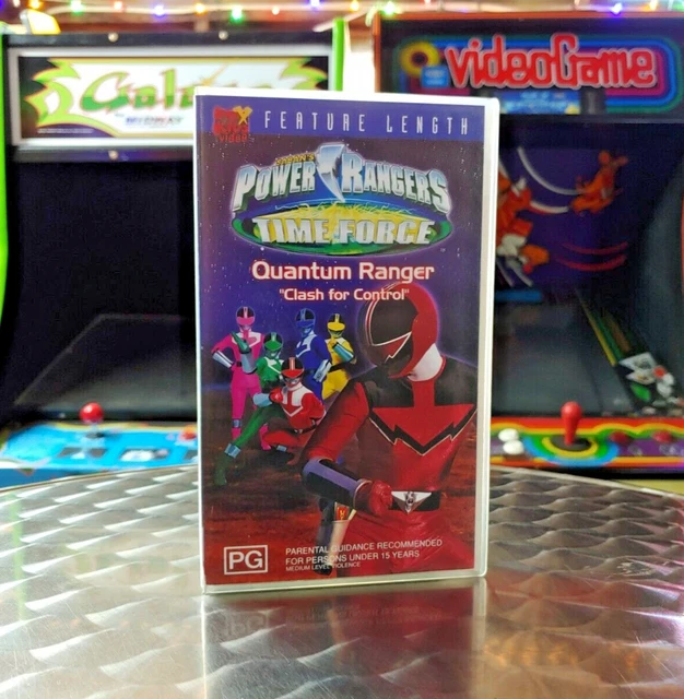 POWER RANGERS TIME Force: Quantum Ranger - VHS Movie Video Tape $9.90 ...