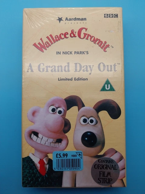 1999 WALLACE & Gromit A Grand Day Out Limited Edition VHS NEW & SEALED ...