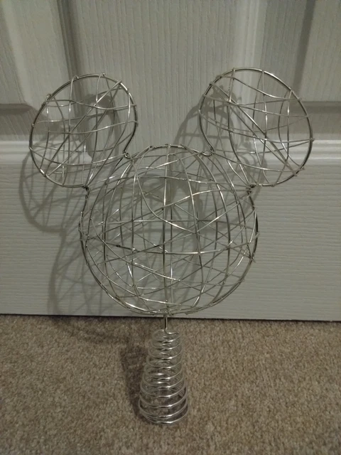 DISNEY CHRISTMAS TREE Topper - Mickey Shaped Design £5.45 - PicClick UK