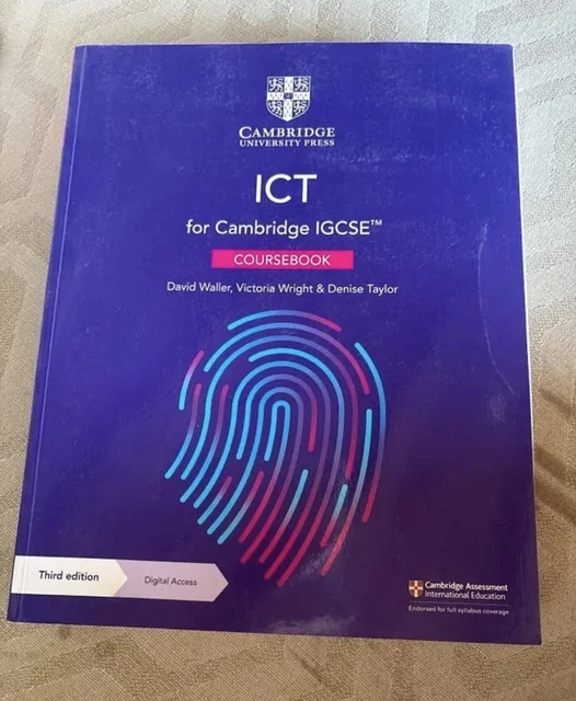 CAMBRIDGE IGCSE ICT Coursebook with digital access (3rd Edition) £22.02 ...