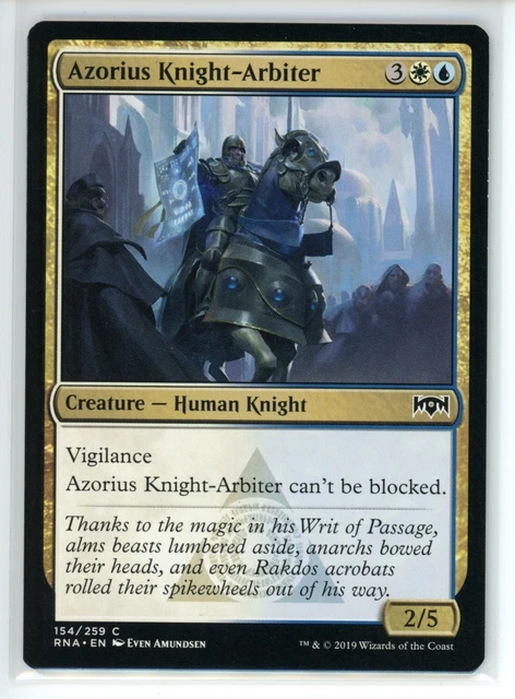 ARN AZORIUS KNIGHT-ARBITER (154) Ravnica Allegiance (BASE) LP (MTG) EUR ...