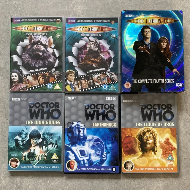 DOCTOR WHO: DVD Bundle - WAR GAMES AXOS EARTHSHOCK COMPLETE 4th SERIES ...