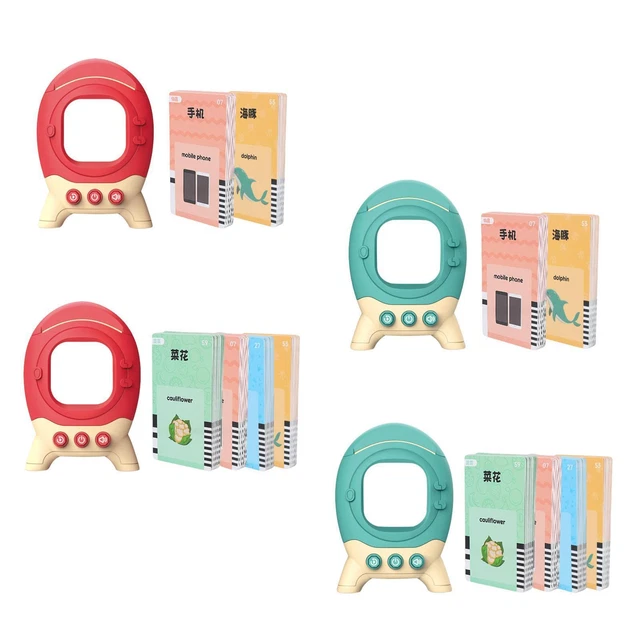 ELECTRONIC TALKING FLASH Cards English/Chinese Bilingual Support for ...
