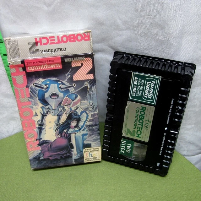 ROBOTECH MACROSS SAGA VHS Volume 2 cartoon Countdown 1985 Rick Hunter ...