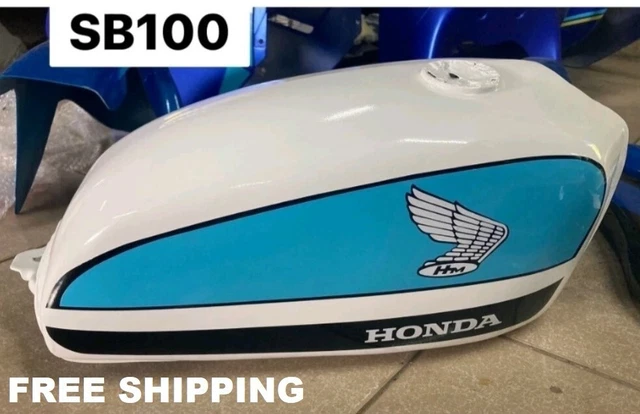 HONDA CB100 CB Sb 100 K2 Side Frame Cover & Gas Fuel Tank Sticker Decal ...