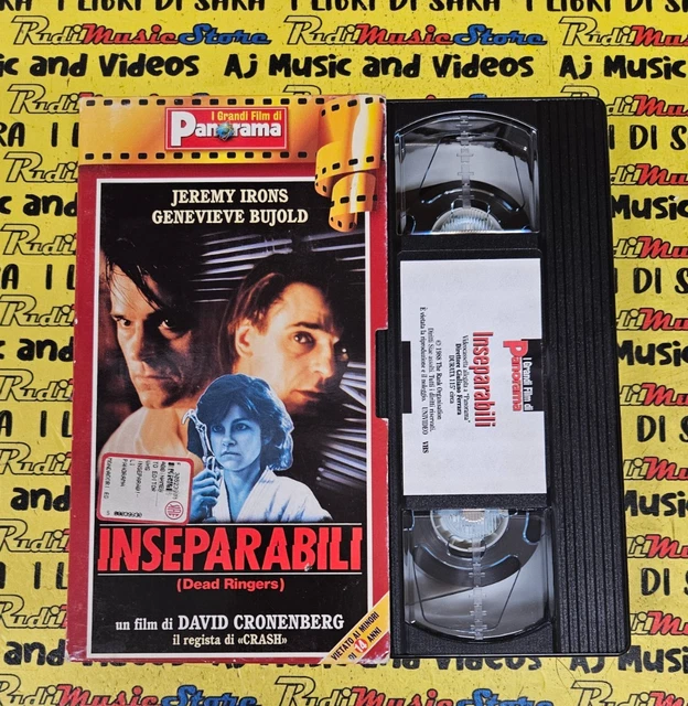 VHS CARTONATA* INSEPARABILI jeremy irons genevieve bujold 1988 PANORAMA ...