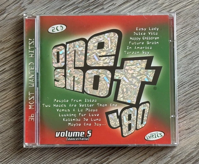 ONE SHOT 80 2 Cd Vol. 5 - Dance Italia Italo Disco - Perfetto! Gazebo ...