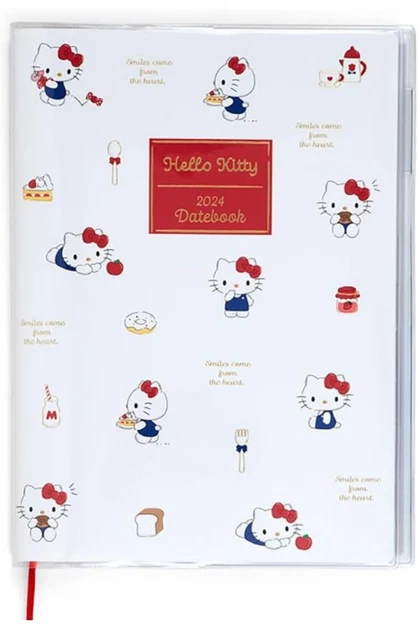 SANRIO HELLO KITTY A5 Date Book Diary Planner 2024 Schedule Book ...