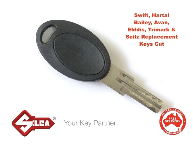 SWIFT, BAILEY & Avan High Security Caravan Keys Cut To Code-PLEASE READ ...