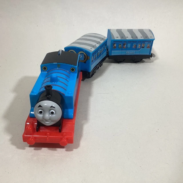 THOMAS THE TANK engine & friends annie & clarabel trackmaster motorized ...