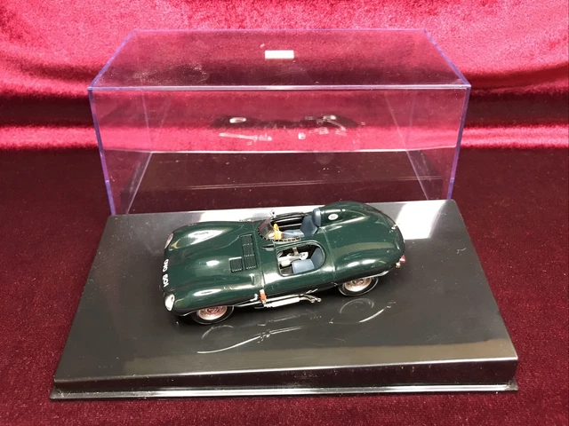 AUTOART JAGUAR D-TYPE Short Nose Green #92 1:43 Scale Diecast Car Model ...