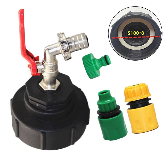 ADAPTATEUR DE ROBINET de sortie IBC efficace pour réservoirs d'eau ...