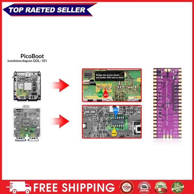 Pico Boot Board Dual Core Sd2sp2 Modulo Lettore Di Schede Per Raspberry