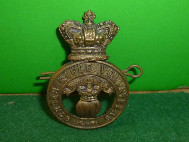 ORIGINAL BORDER RIFLE Volunteers Glengarry Badge £63.12 - PicClick UK