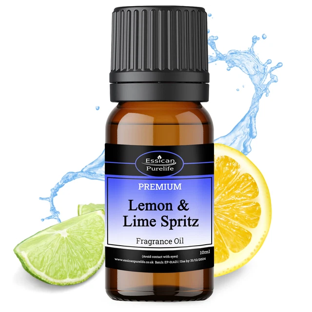 LEMON & LIME Spritz Candle & Bath Making Fragrance Oil Scent Soap Bath Bomb £2.35 - PicClick UK