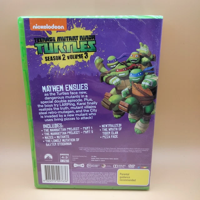 TEENAGE MUTANT NINJA Turtles Renegade Rampage S2 V3 DVD Region 4 PAL ...