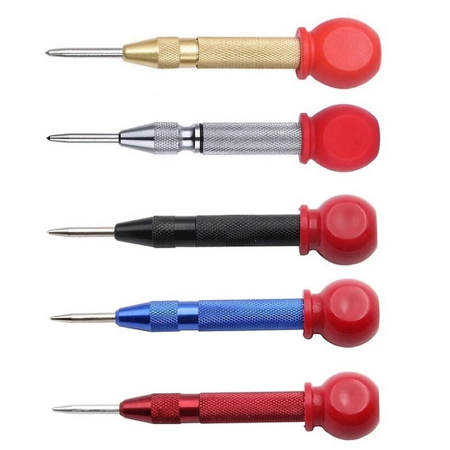 SPRING LOADED CENTER Punch Tool for Material Marking on Steel Wood and ...
