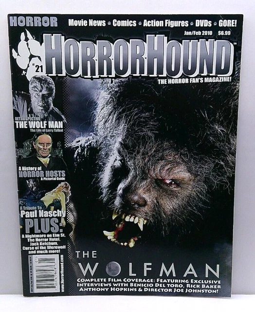 HORRORHOUND MAGAZINE #21 2010 The Wolfman A Nightmare On Elm Street ...